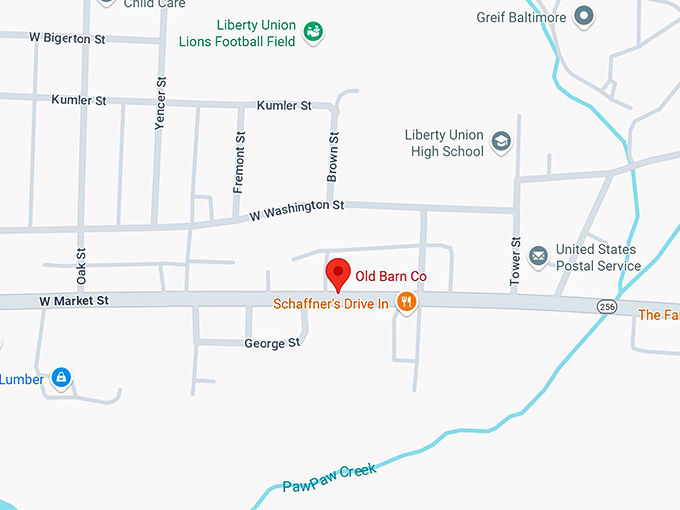 16. old barn co. llc map