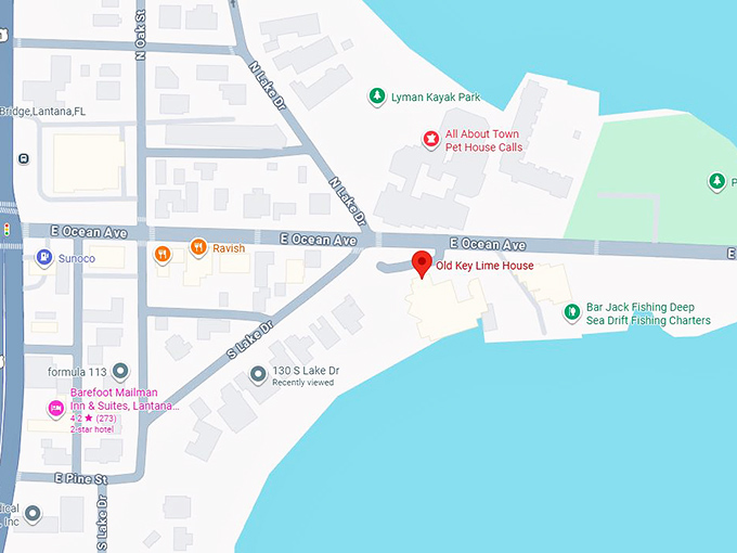 old key lime house map