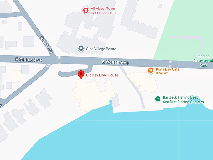 16. old key lime house map