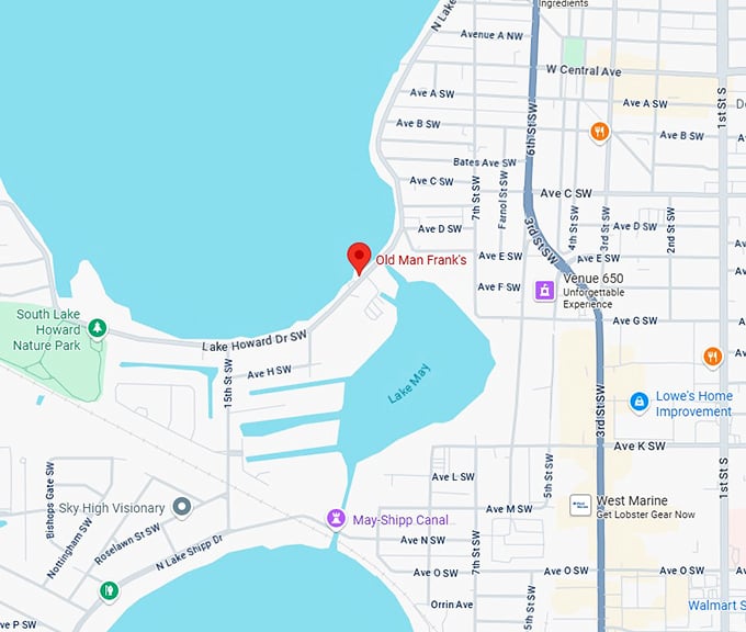 16. old man frank's map