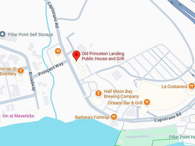16. old princeton landing public house and grill map