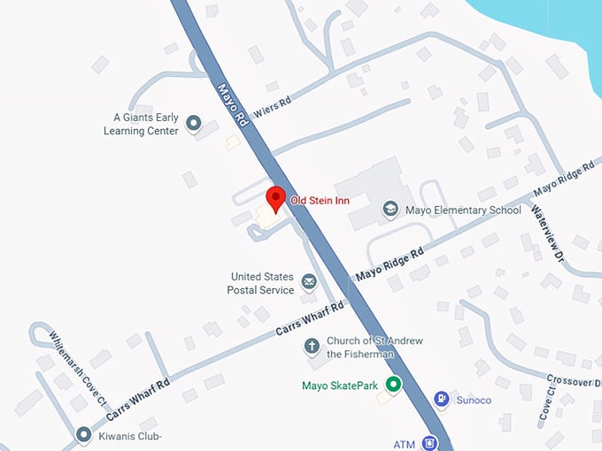 16. old stein inn map