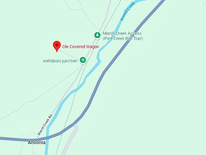 16. ole covered wagon inc map