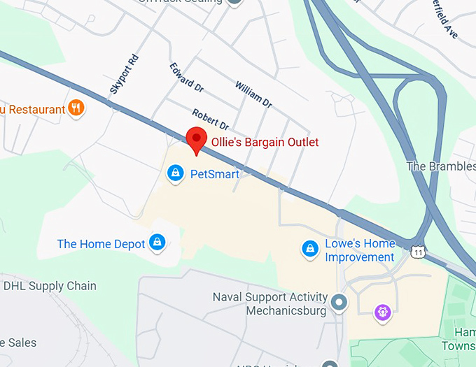 16. ollie's bargain outlet map