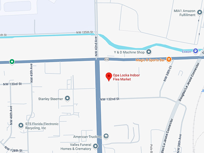 16. opa locka indoor flea market map