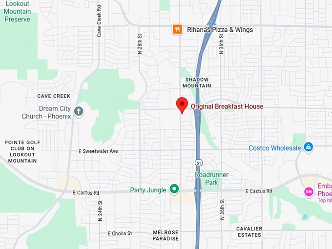 16. original breakfast house map