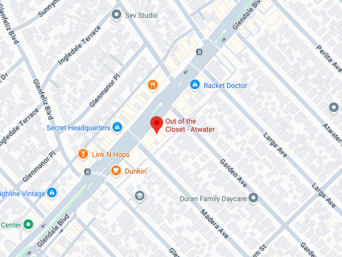 16. out of the closet atwater map