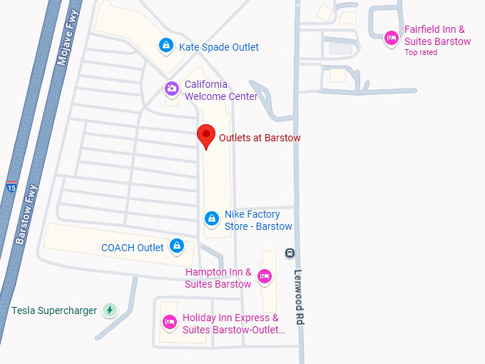 16. outlets at barstow map