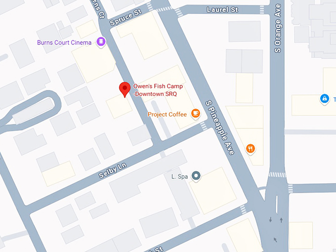 16. owen's fish camp downtown srq map