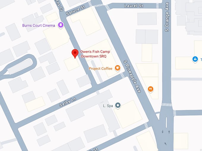 16. owen's fish camp downtown srq map