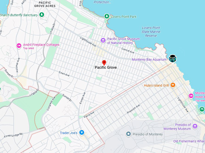 pacific grove ca map