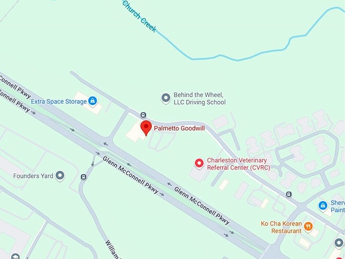 16. palmetto goodwill (3516 shelby ray ct) map