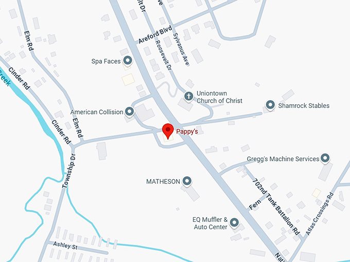 16. pappy&rsquo;s map