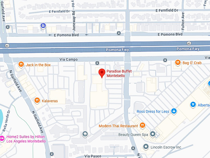 16. paradise buffet montebello map