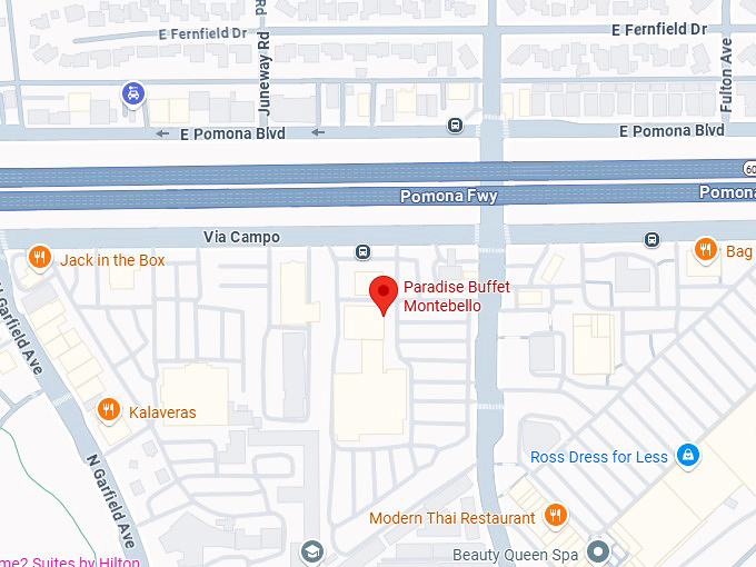 16. paradise buffet montebello map