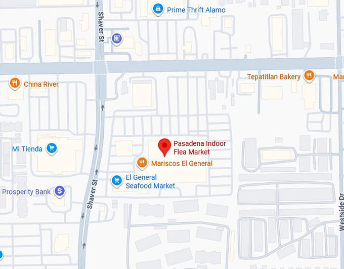 16. pasadena indoor flea market map