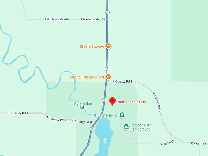 16. pattison state park map