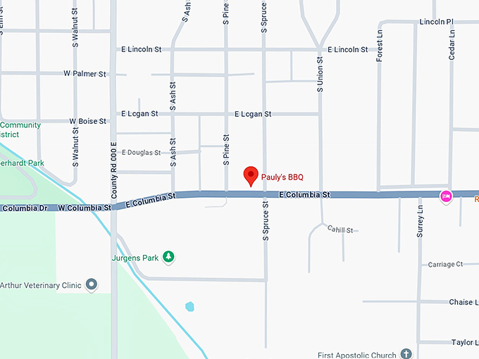 16. pauly&rsquo;s bbq map