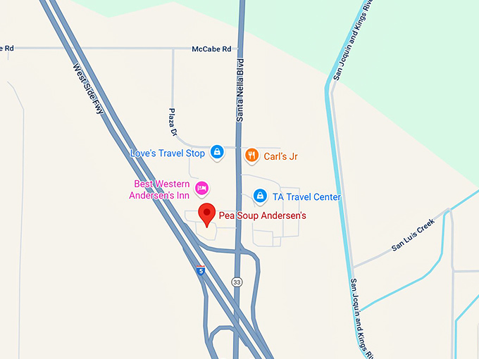 16. pea soup andersen’s map