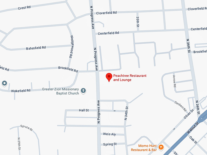 16. peachtree restaurant map