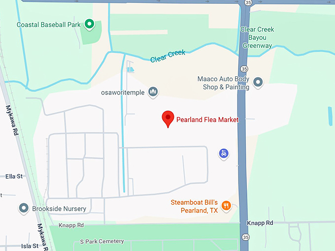 16. pearland flea market map