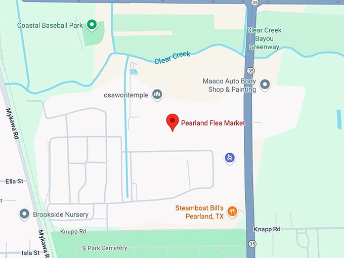 16. pearland flea market map