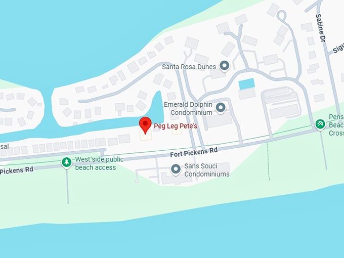 16. peg leg pete's map