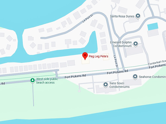 16. peg leg pete's map