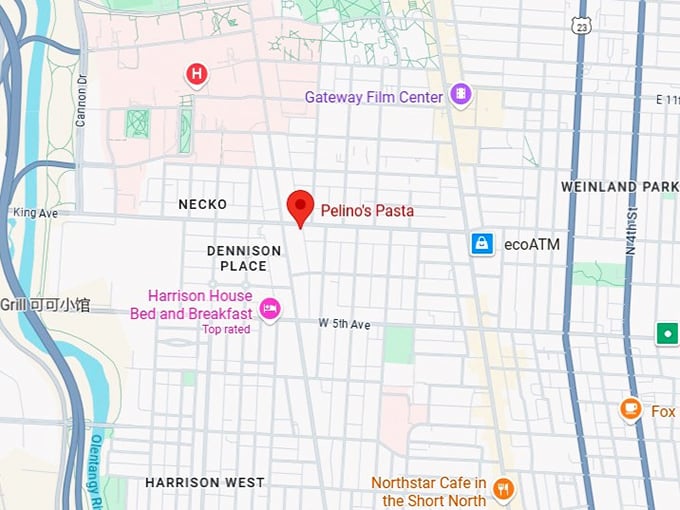 16. pelino's pasta map