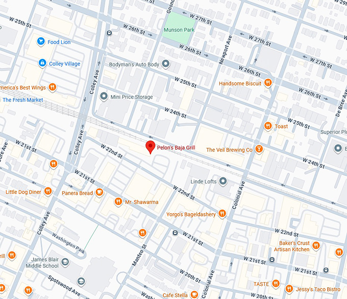 16. pelon's baja grill map