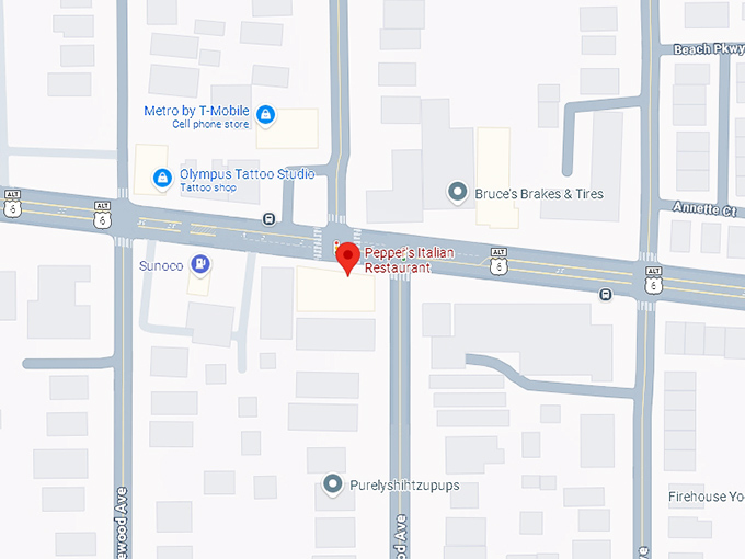 16. peppers italian restaurant map