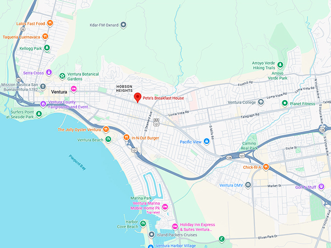 16. pete's breakfast house map