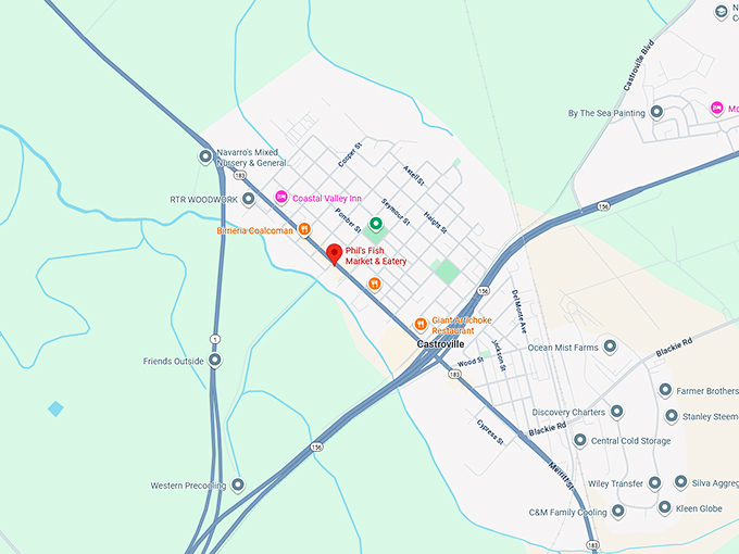 16. phil's fish market & eatery map