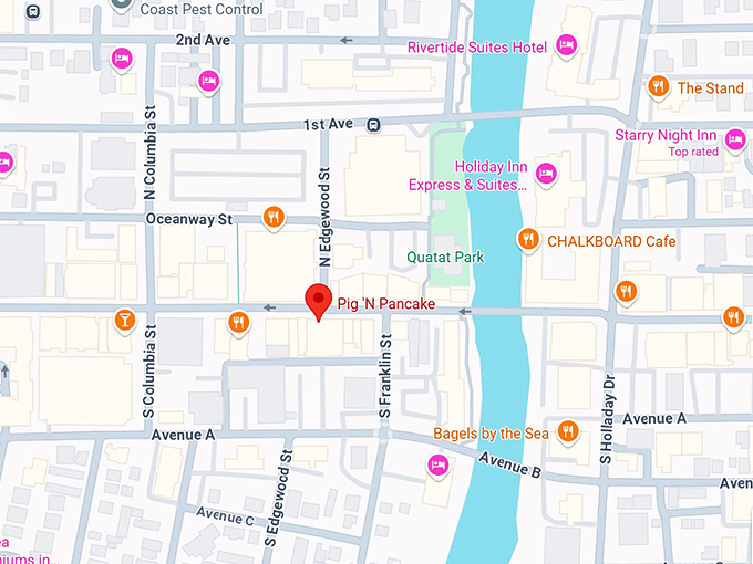 16. pig 'n pancake map