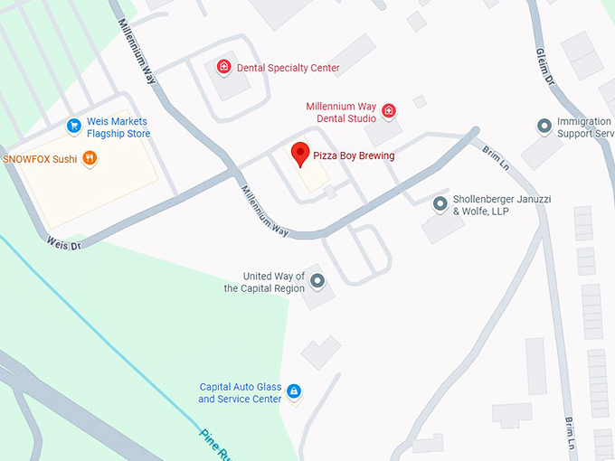 16. pizza boy brewing map