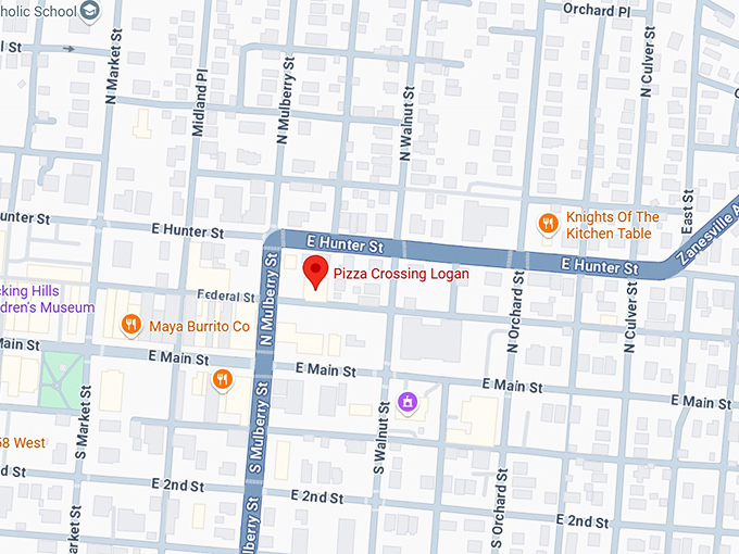 16. pizza crossing map