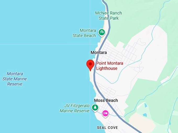 16. point montara lighthouse map