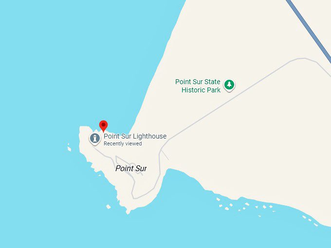 16. point sur lighthouse map