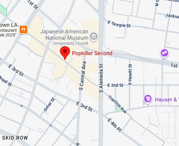 16. popkiller second (343 e 2nd st) map