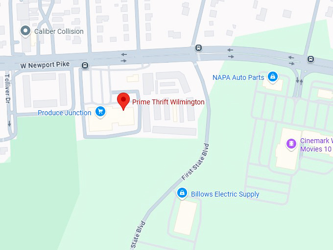 16. prime thrift wilmington map