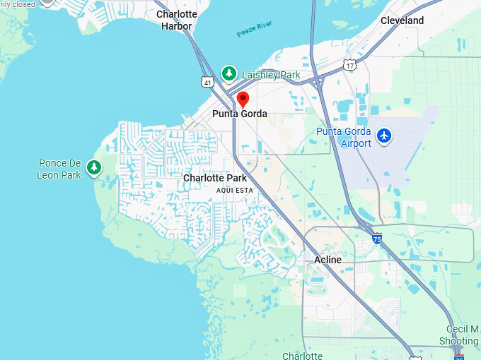 16. punta gorda map