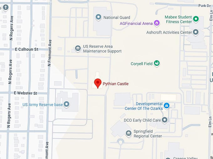 16. pythian castle map