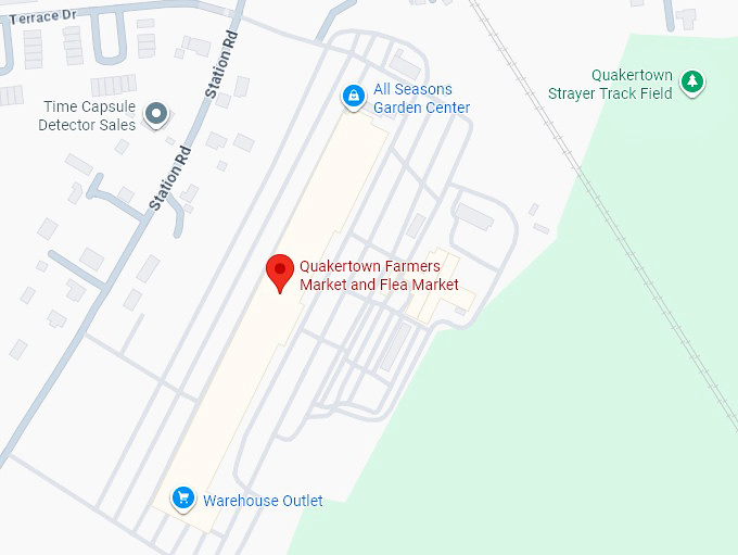 16. quakertown farmers market and flea market map