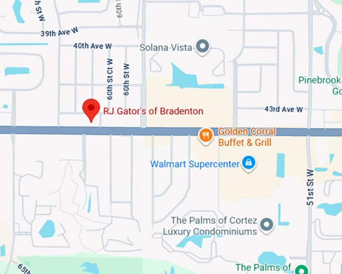 16. rj gator's of bradenton map