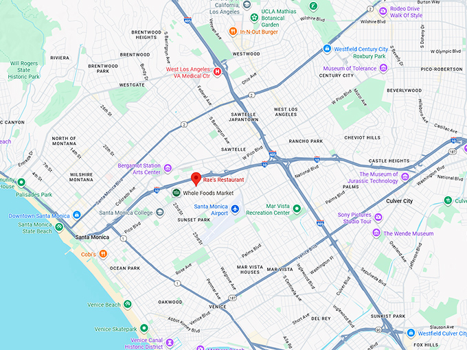 16. rae&rsquo;s restaurant map