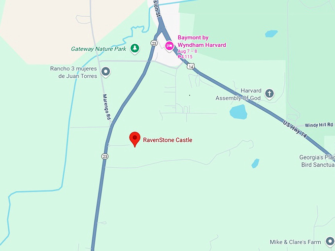 16. ravenstone castle map