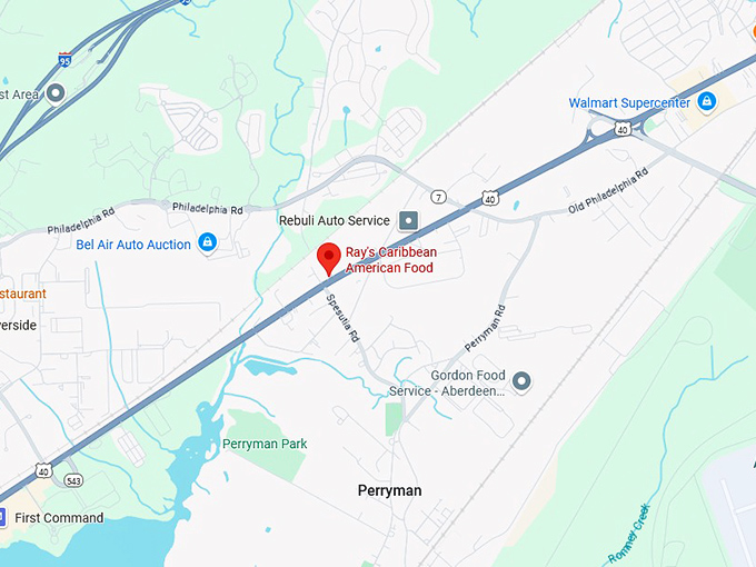 16. ray's caribbean american food map