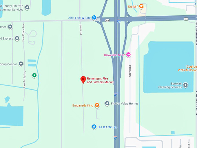 16. renninger's super flea and farmer&rsquo;s market map