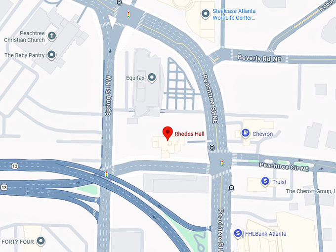 16. rhodes hall map