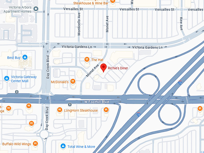 16. richie's diner map